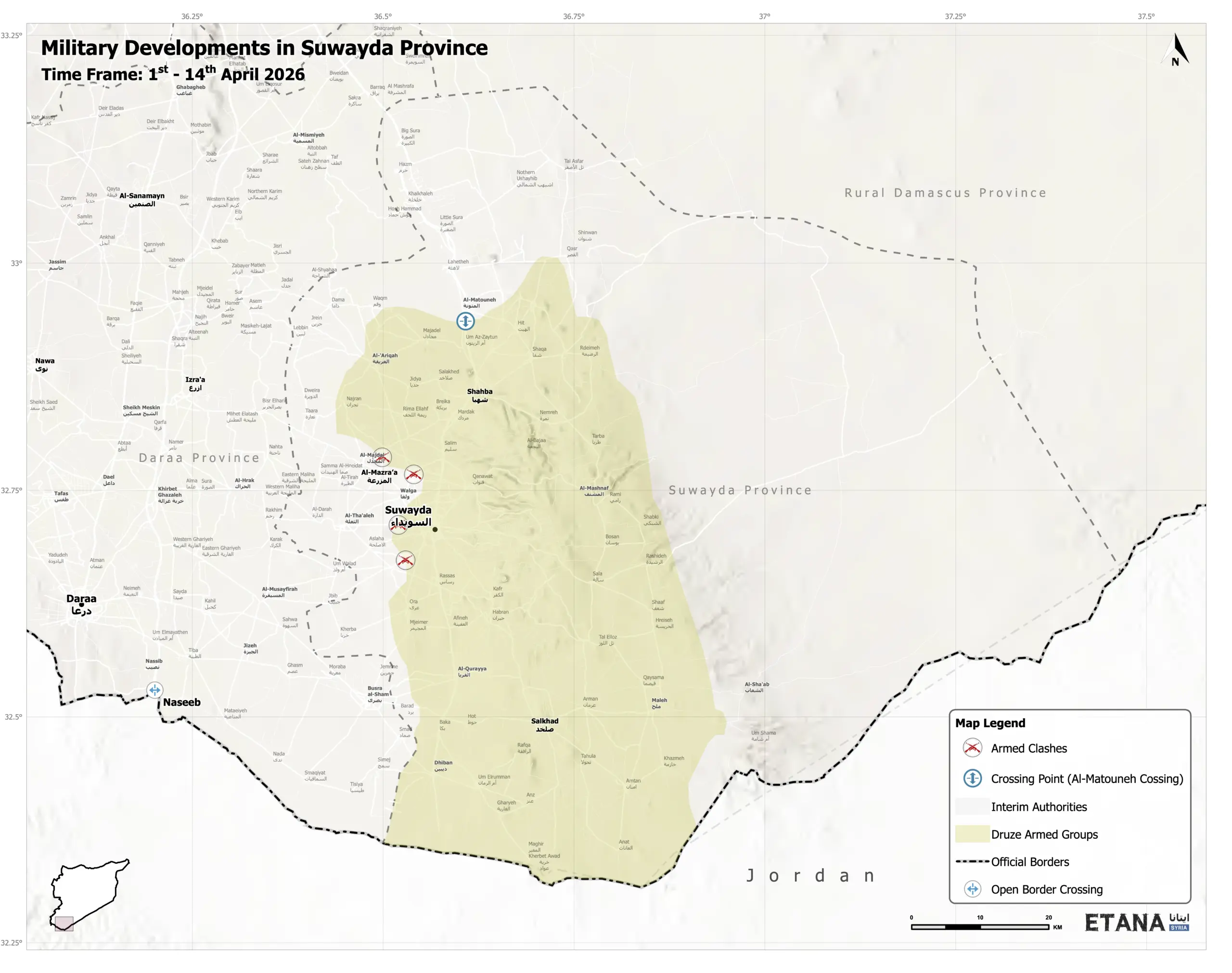 BRIEF: Recent developments in Suwayda – Etana Syria